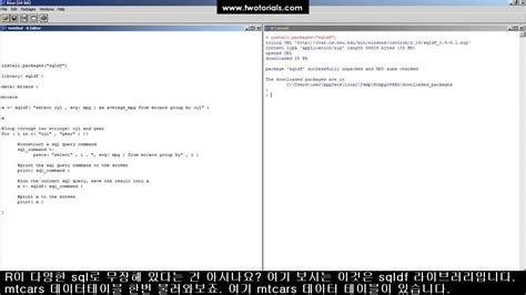 027 How To Run Sql Commands On Data Frames In R With The Sqldf Package
