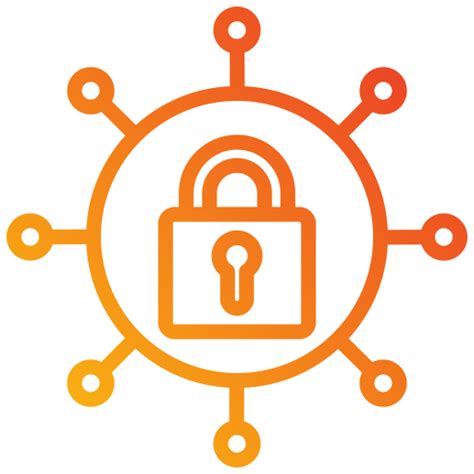 Network Security Generic Gradient Outline Icon
