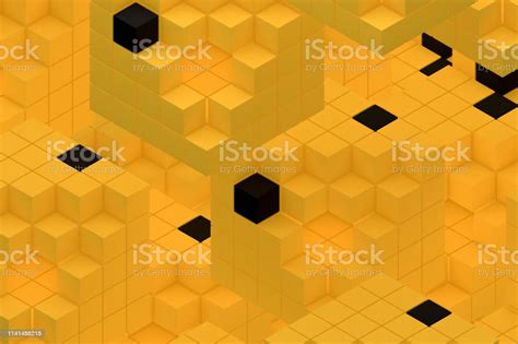 3d 등각 투영 노란색 큐브 블록 0명에 대한 스톡 사진 및 기타 이미지 0명 3차원 형태 각얼음 Istock