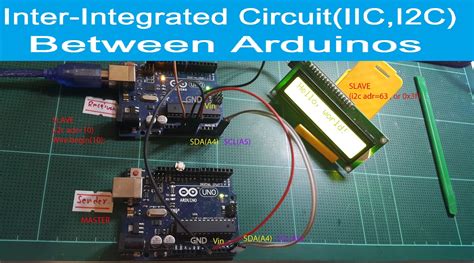 Joegtecs Path Inter Integrated Circuit Or I2c Between Two Arduinos Uno