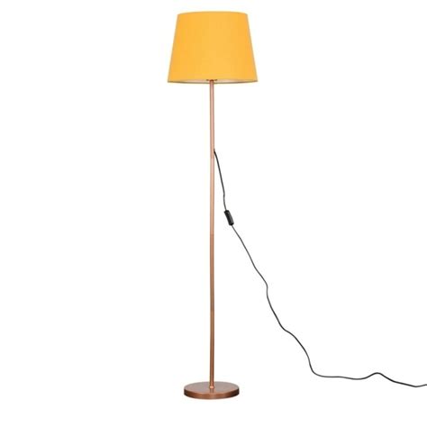 Valuelights Modern Standard Floor Lamp In Copper Metal Finish With