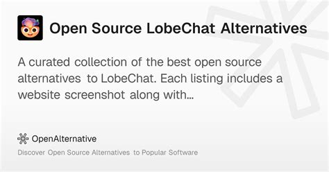7 Best Open Source Lobechat Alternatives 2025