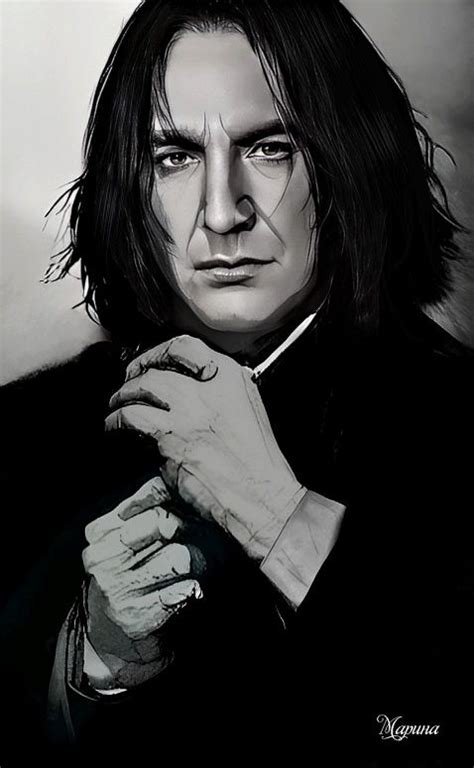 Северус Снейп Арт от Марина Голунова Severus Snape Portrait Snape Harry Potter Severus