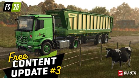 Farming Simulator 25 Content Update 3 Version 1180 Patch Notes