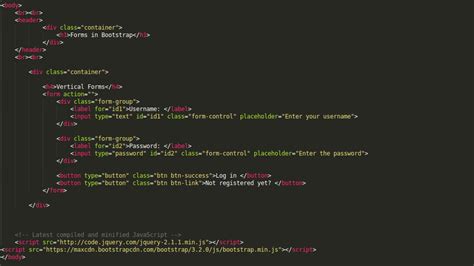 Bootstrap Part 4 Vertical Forms Horizontal Forms Inline Forms