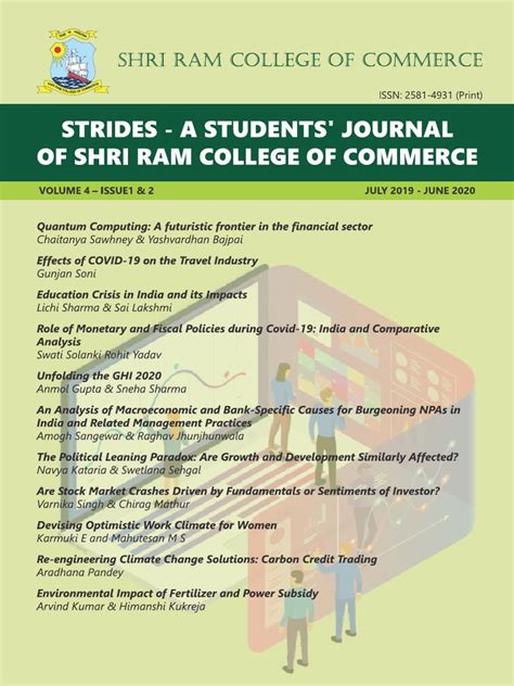 Strides Volume 4 Issue 1 And 2 Complete Pdf Financial Risk Quantum Computing