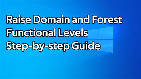 Check Your Domain Functional Level The Ultimate Guide 2024 Answer Hub Blog