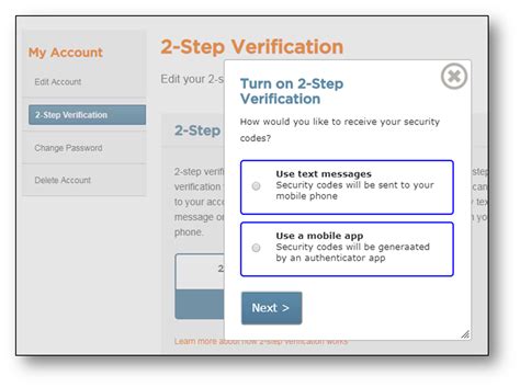 2 Step Verification