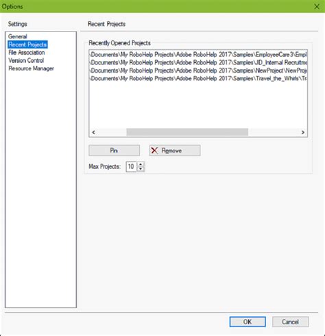 Adobe Robohelp 管理项目文件 Adobe Robohelp 教程