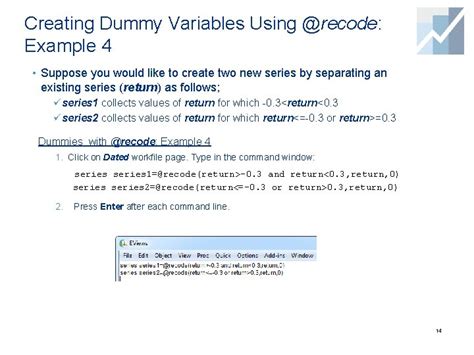 Eviews Training Dummy Variables Note Data And Workfiles