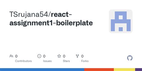 GitHub TSrujana React Assignment Boilerplate