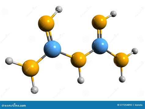 3d Image Of Biguanide Skeletal Formula 277254892