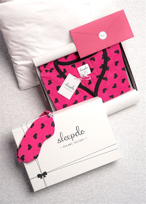 Pajama With Open Butt Flap Set With Relaxing Eyemask Wrap In T Box