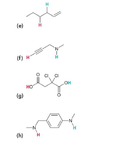 Solved In Each Compound Below Two Protons Are Color Coded Chegg Com