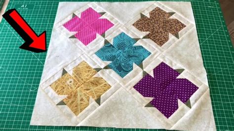 Easy Patchwork Flower Block Tutorial For Beginners DIY Joy