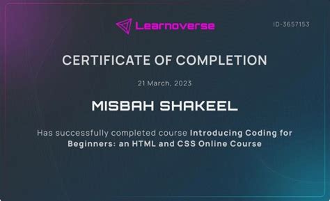 Misbah Shakeel On Linkedin Alhamdulliah Certified By Bitdegree Learnoverse