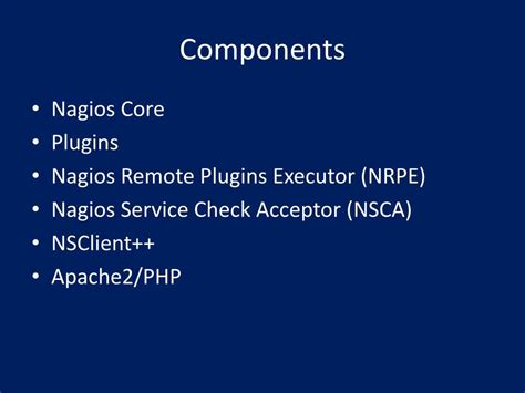 PPT Nagios Network Monitoring PowerPoint Presentation Free Download ID