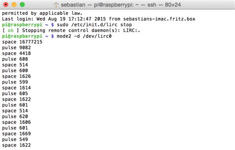 Raspberry Pi Mit LIRC Infrarot Befehle Senden Irsend IndiBit De