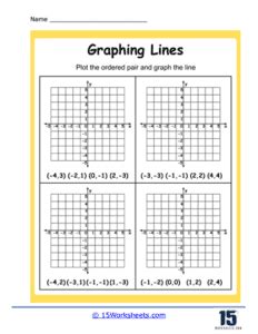 Graphing Lines Worksheets 15 Worksheets Com