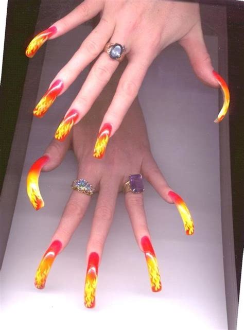 flame styled nails post your true rate icarusnewport