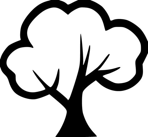 Black Tree Icon 27386674 PNG