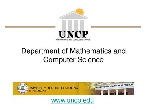 Ppt Department Of Mathematics And Computer Science Powerpoint
