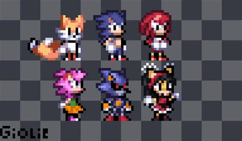 Mini Sonic Characters Pack Part 2 Here Created By Mgiolie Found On