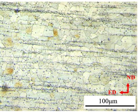 Initial Microstructure Of Extruded Ew75 Magnesium Alloy Along Ed