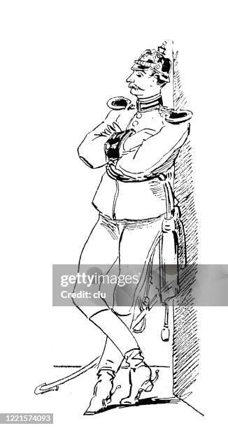 123 Standing Against Wall Cartoon High Res Illustrations Getty Images