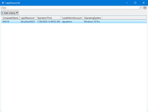 Export Windows Laps Passwords Report Ali Tajran