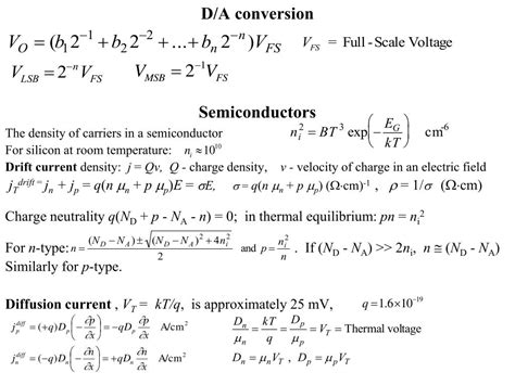 Current Density In Semiconductor At Roy Bush Blog