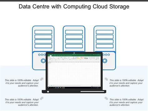Data Centre With Computing Cloud Storage Presentation PowerPoint Diagrams PPT Sample
