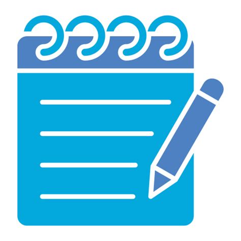 Notepad Generic Color Fill Icon