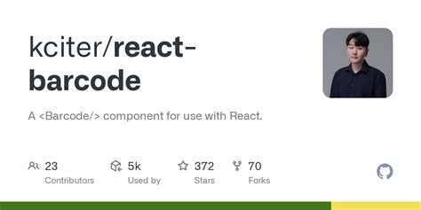 Github Kciterreact Barcode A Component For Use With React