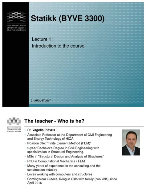 Class Lecture U1 A 20170821 Pdf Finite Element Method Matrix