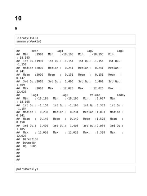 Chapter 4 Exercise 10 Download Free Pdf Errors And Residuals