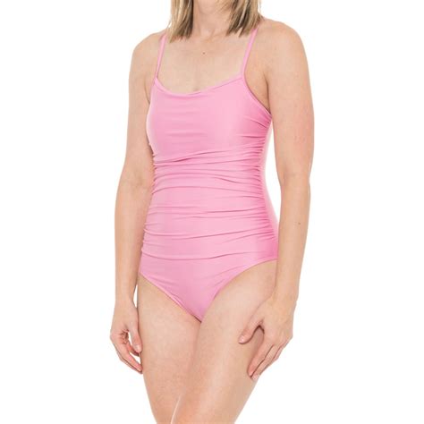 Kyodan Swim Ruched One Piece Swimsuit Upf 50 Save 80