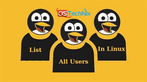 How To List All Users In Linux Rostechnix