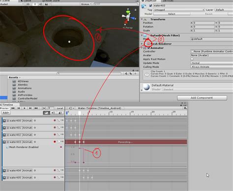 Timeline Keyframe Issue Cannot Set Keyframe If Just Flickers Off On Unity Engine Unity
