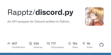 GitHub Rapptz Discord Py An API Wrapper For Discord Written In Python