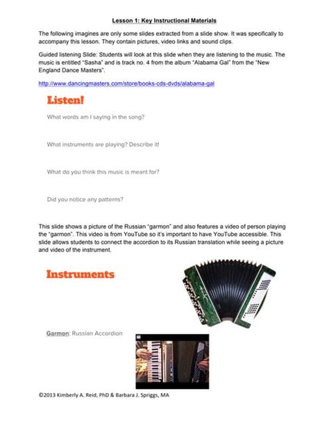 Pa Edtpa Task 1 Part C Instructional Materials Pdf