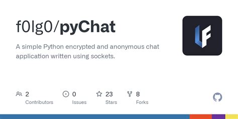 GitHub F0lg0 PyChat A Simple Python Encrypted And Anonymous Chat