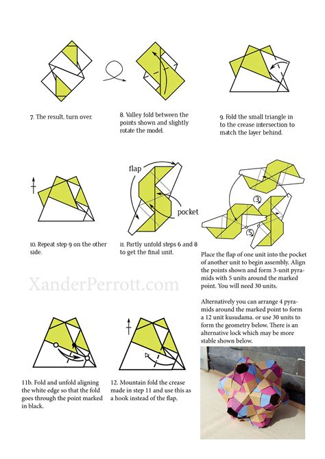 Modular Origami Origami And Kirigami Origami Diagrams