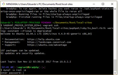 Issues With Shell When Ssh Ing Into Vagrant · Issue 9143 · Hashicorpvagrant · Github