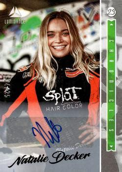 Natalie Decker 2023 Chronicles Nascar 14 Luminance Autographs Price
