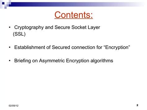 Secure Socket Layer Ssl Ppt Information And Network Security