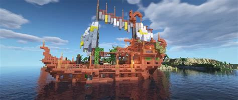 18 Minecraft Boat Ideas Minecraft Minecraft Blueprints Minecraft
