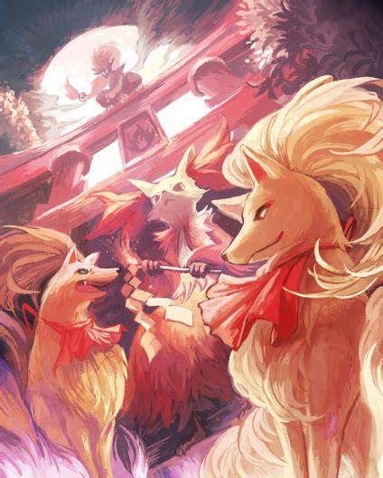 Zoroark Delphox And Ninetales Pokemon Drawn By Inumura Inu Noya