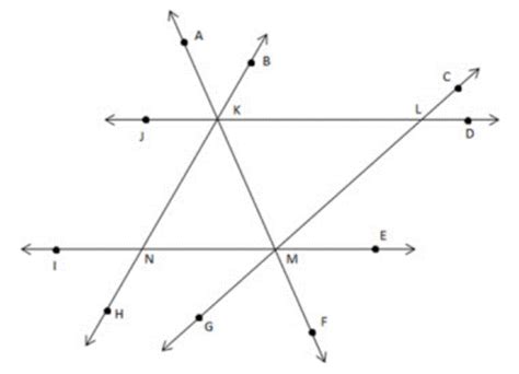 Solved Dentify A Pair Of Congruent Alternate Exterior Angles Give