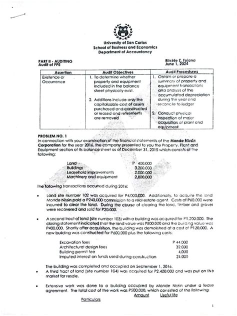 June 1 Pm Audit Of Ppe Pdf